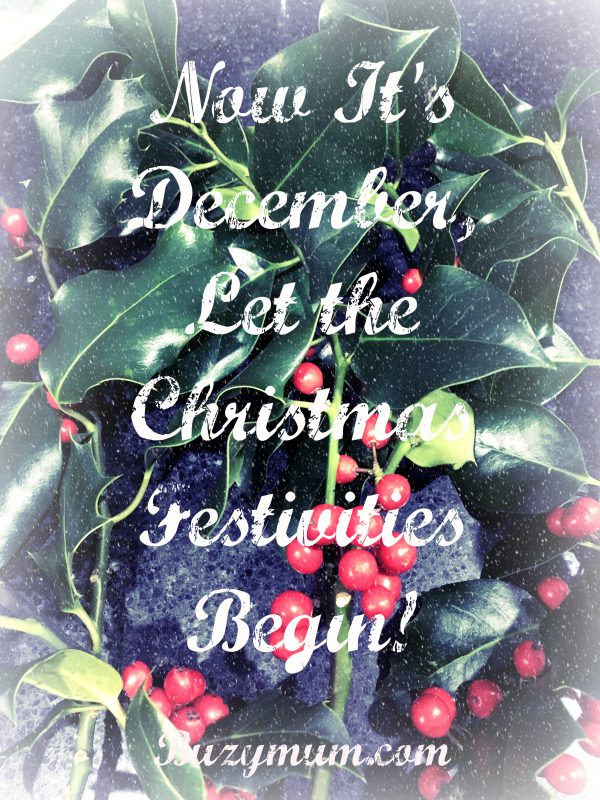 Now It’s December, Let The Christmas Festivities Begin! – Buzymum