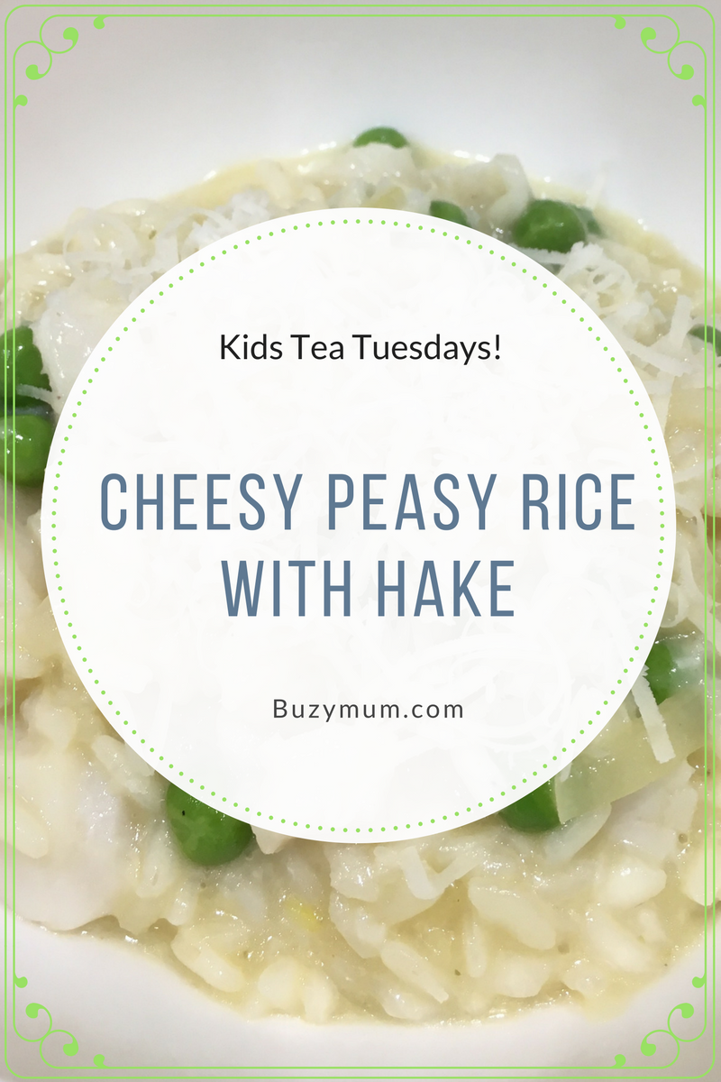 Cheesy Peasy Rice with Hake – Buzymum